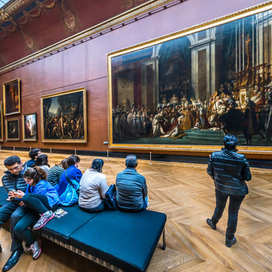 Jacques-Louis David, The Coronation of Napoleon, Louvre, Denon, room 75