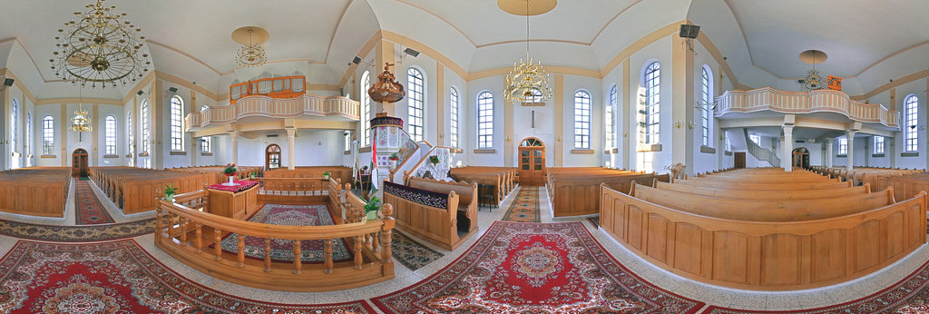 Calvinist reformed church, interior, Orasul Nou, Romania